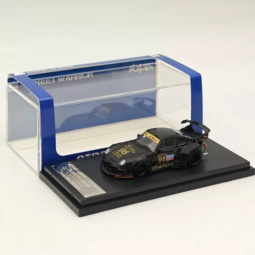 PORSCHE RWB 993 CHARLENE BLACK LOW TAIL 1/64 SCALE DIECAST CAR BY ...