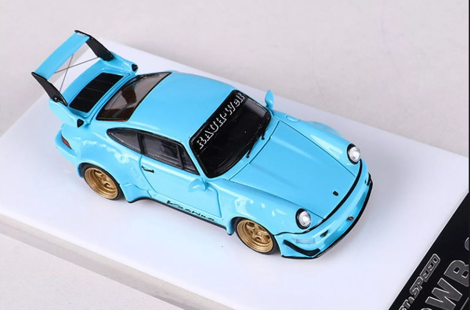 PORSCHE RWB 964 WITH EXTRA WHEELS 1/64 SCALE DIECAST CAR MODEL BY FAST ...