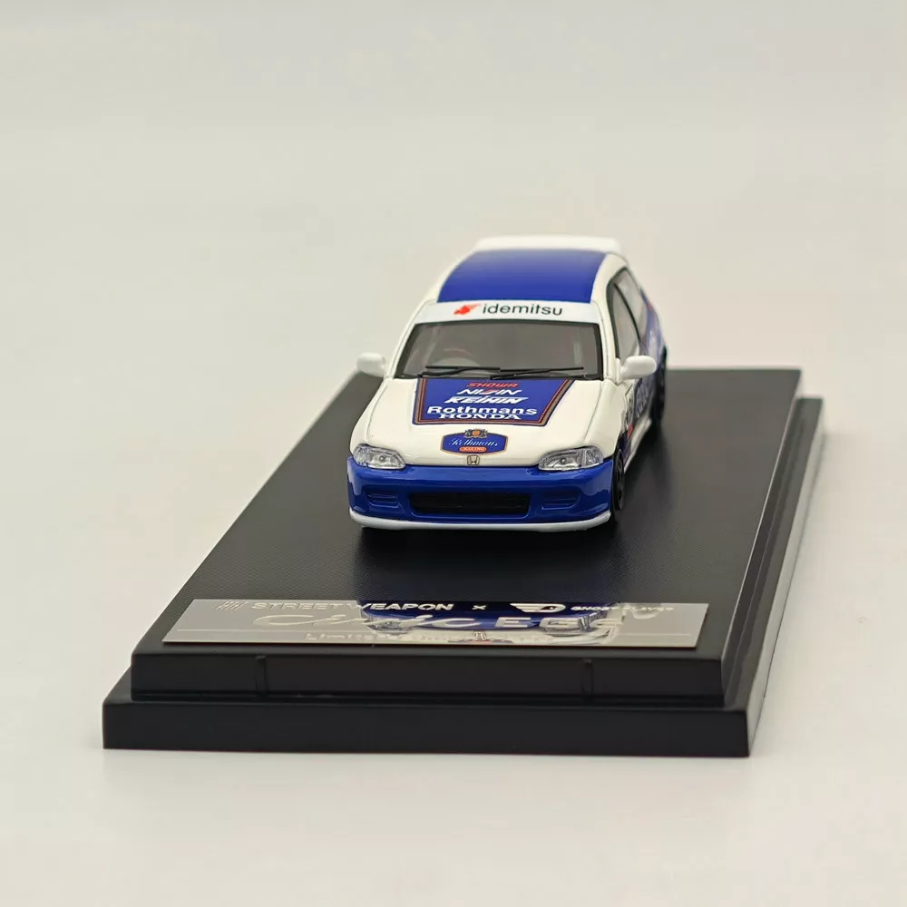 HONDA CIVIC EG6 ROTHMANS LIVERY 1/64 DIECAST CAR MODEL STREET WEAPON ...