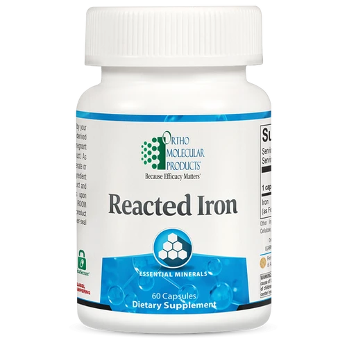 Ortho Molecular Reacted Iron 60ct | Dr. Sirois STORE