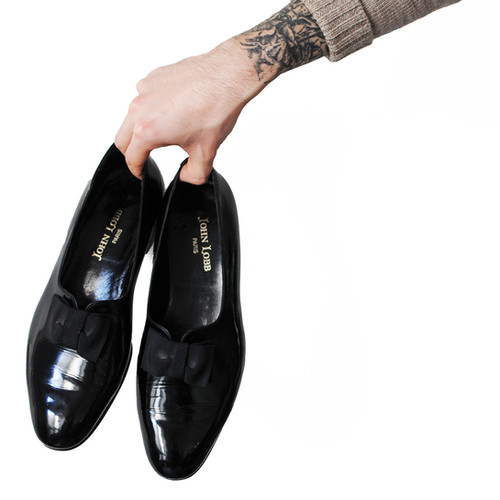 John Lobb opera pump black 8 1/2 | Maison Moussard