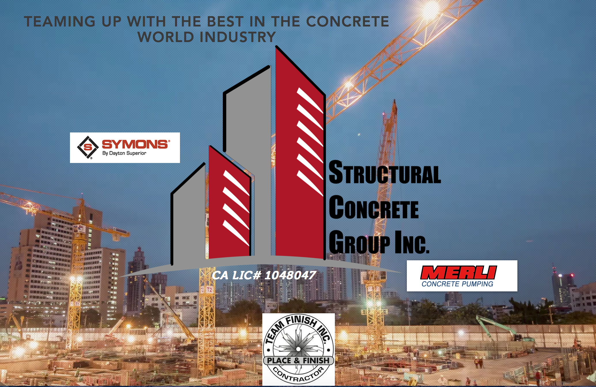 Structural Concrete Group, Inc., 6200 N. Canoga Ave., Woodland Hills C