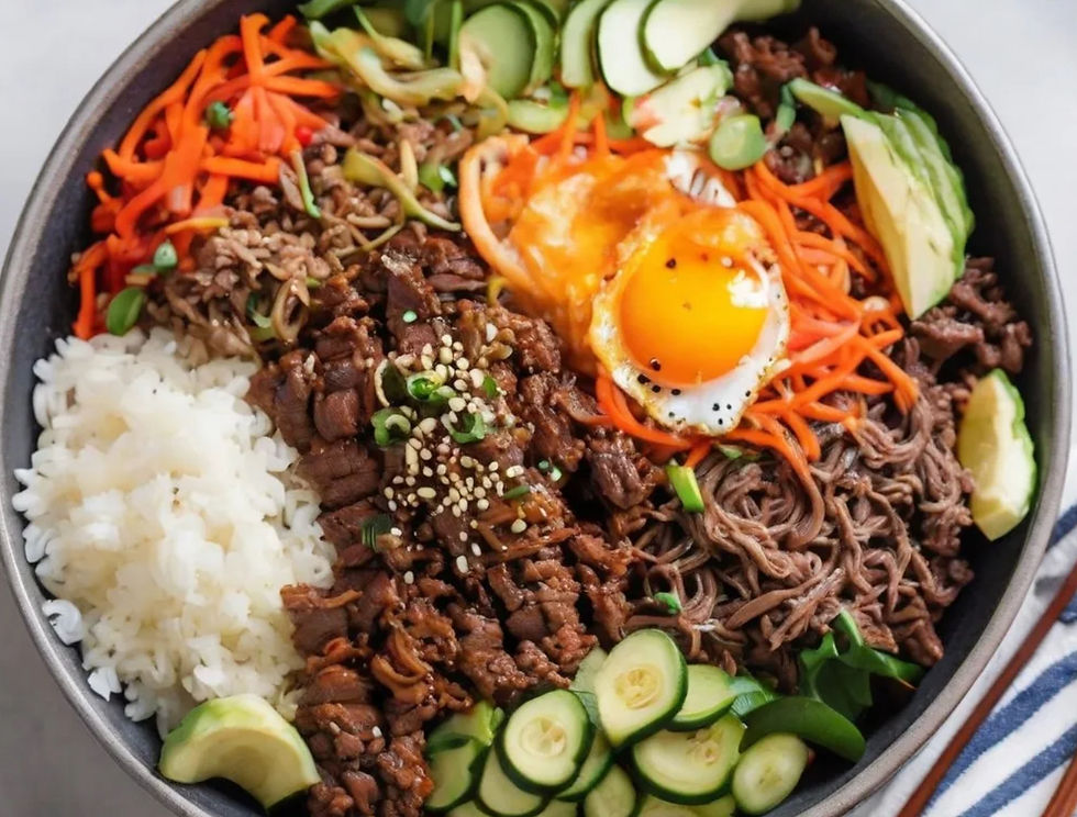 Korean Bulgogi Beef “Bibimbap” w/ Kimchi | Shezen Fresh