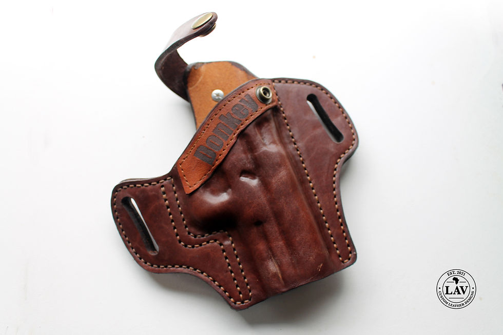 Custom Hand-stitched Holster | LAV Custom Leather D