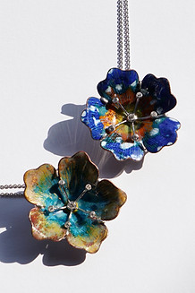 Modern Silver Premium Handcrafted Fire Enamel Jewelry | The Joyful ...