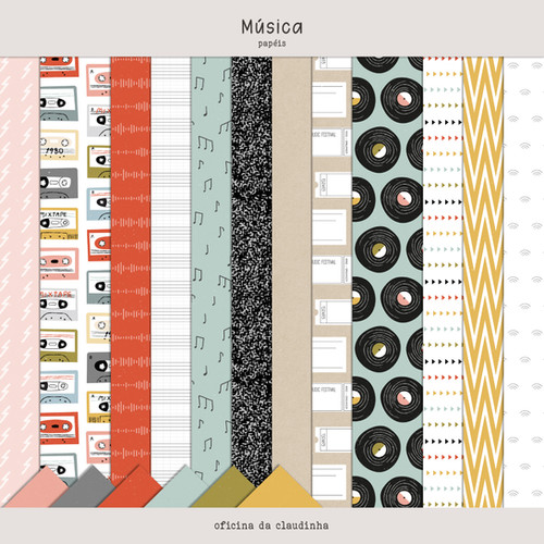 Música | Papéis impressos | Oficina da Claudinha
