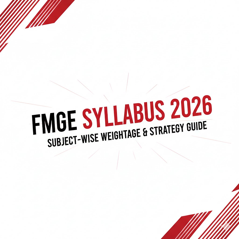 FMGE Syllabus 2026: High-Yield Topics & Marks Guide