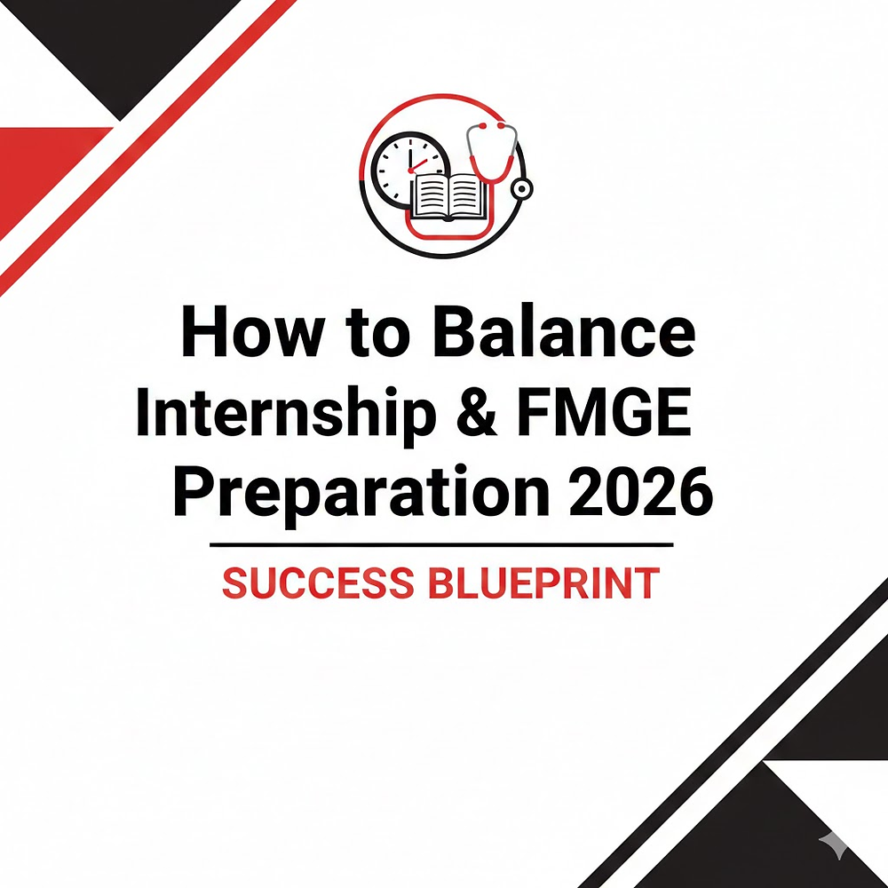 How to Balance Internship and FMGE Preparation 2026: Success Blueprint