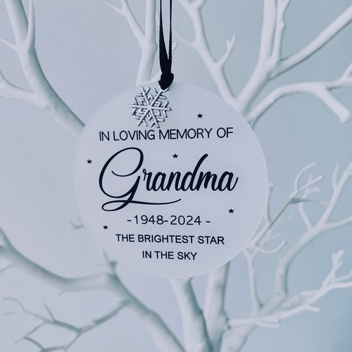 In Loving Memory Of... Bauble | Elsie & Mimi