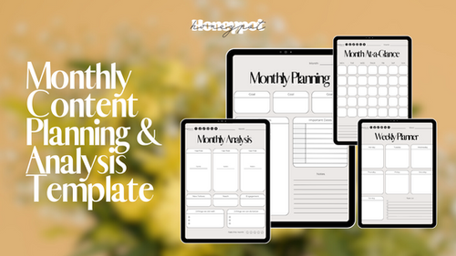 Monthly Content Planner and Analysis | Honeypot