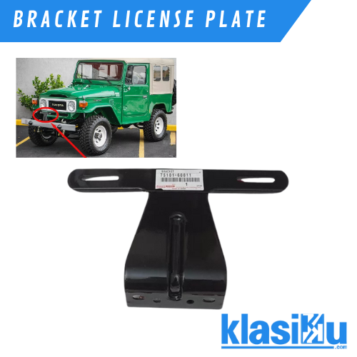 Genuine Toyota Land Cruiser FJ40 FJ45 License Plate Bracket | Klasikku