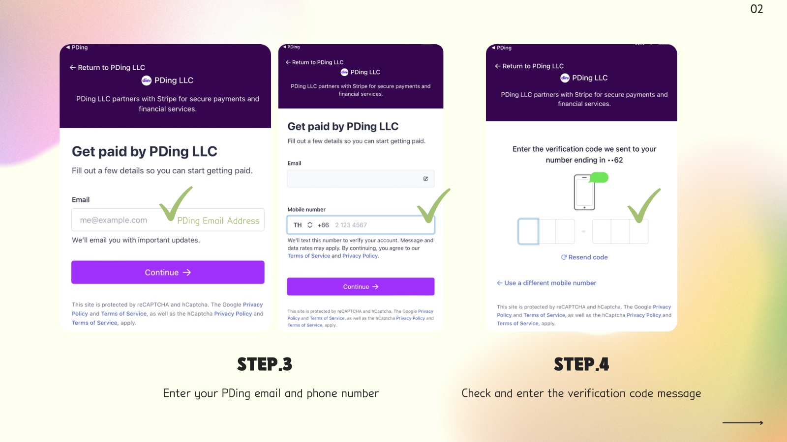 Check out how to link your bank account