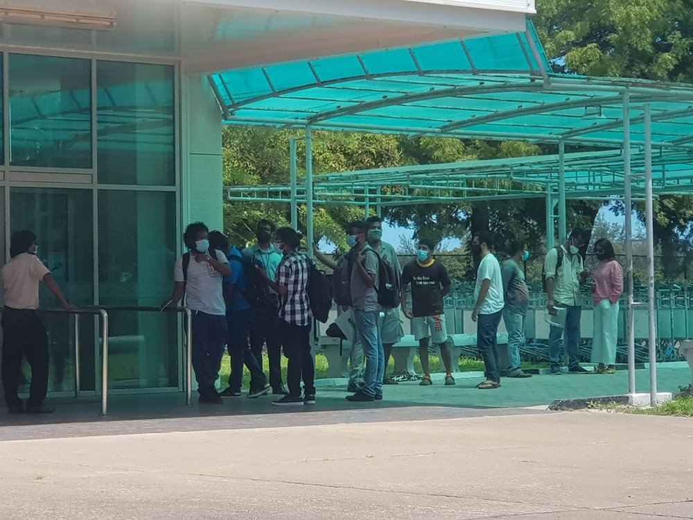 Engineers working at AAA flying school departs from Addu City following ...