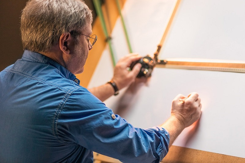 The Art and Architectural World of a Draftsman—An Inside View