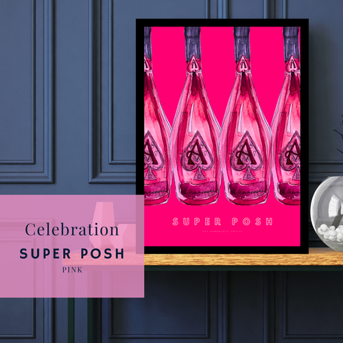 Buy SUPER POSH ART PRINT UNFRAMED | Prints & Interiors by The Hambridge ...