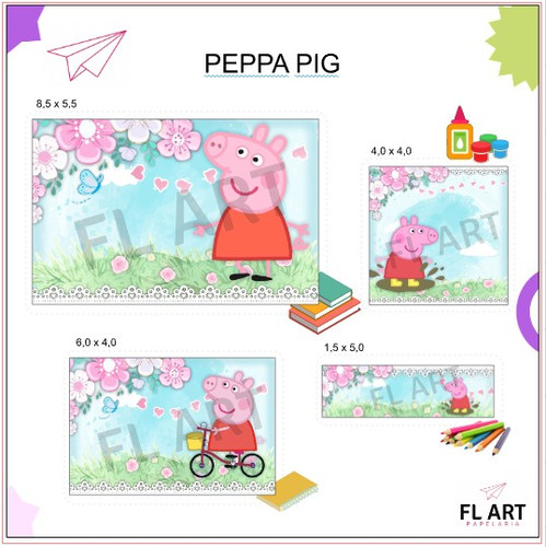 PEPPA PIG | Etiquetas Escolares