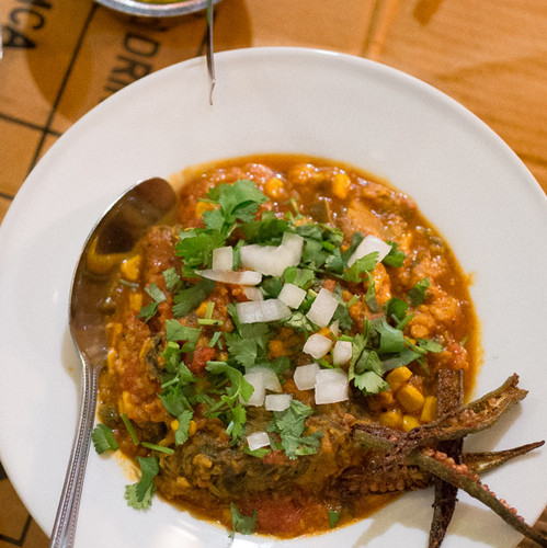 Sweetcorn and patra curry | Planet India