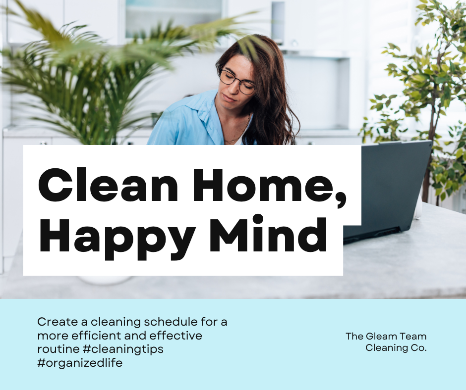 Creating a Cleaning Schedule for the New Year