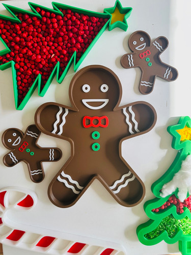 Gingerbread Man Tray | Little Thinker Lab