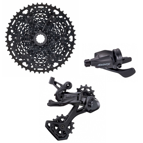 microSHIFT ADVENT X Groupset with Flatbar Shifter - 1x10-speed ...