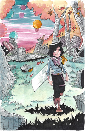 Shawn Daley - Lost Souls final page splash | Athenaeum Comic Art