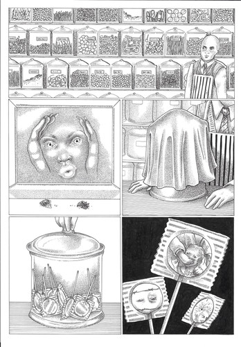 J Webster Sharp - CLUSTERFUX COMIX #5 Penny Sweets Pg.2 | Athenaeum ...