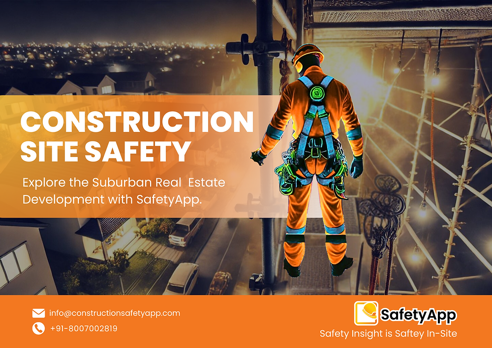 Construction Site Safety in Suburban Development with SafetyApp