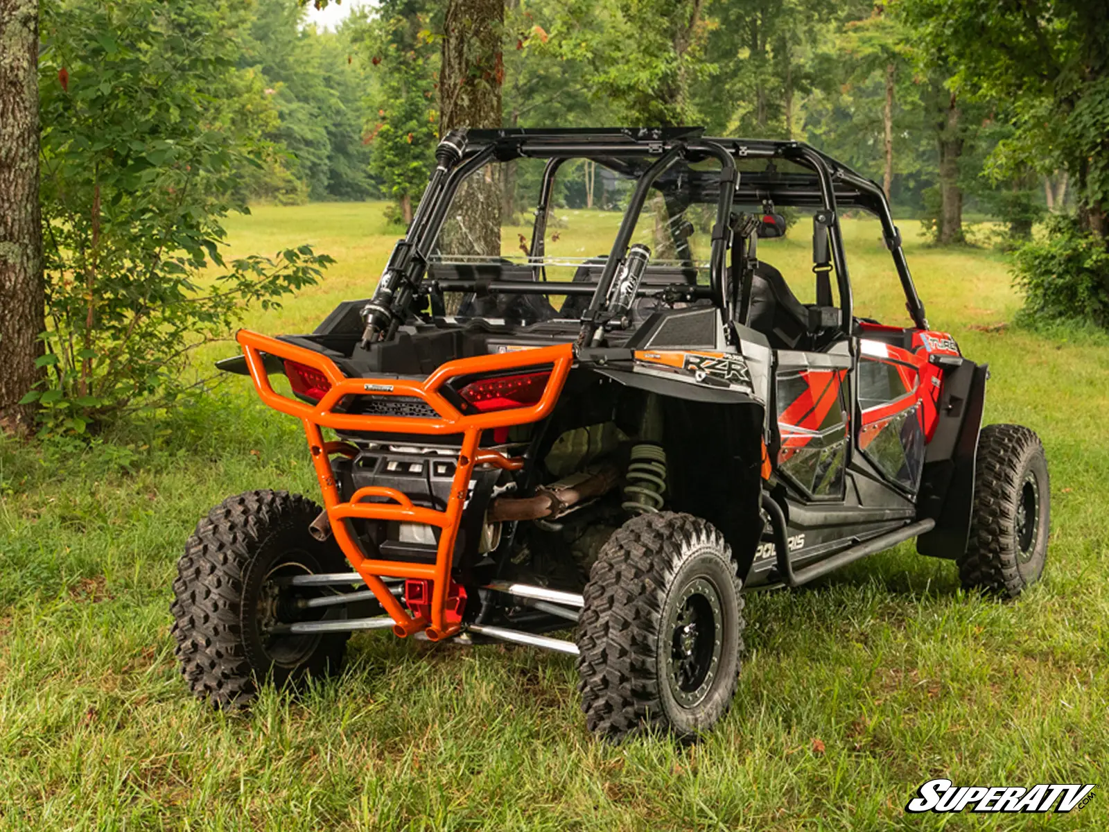 POLARIS RZR XP 1000 REAR BUMPER WITH RECEIVER HITCH | Midwest Custom Power