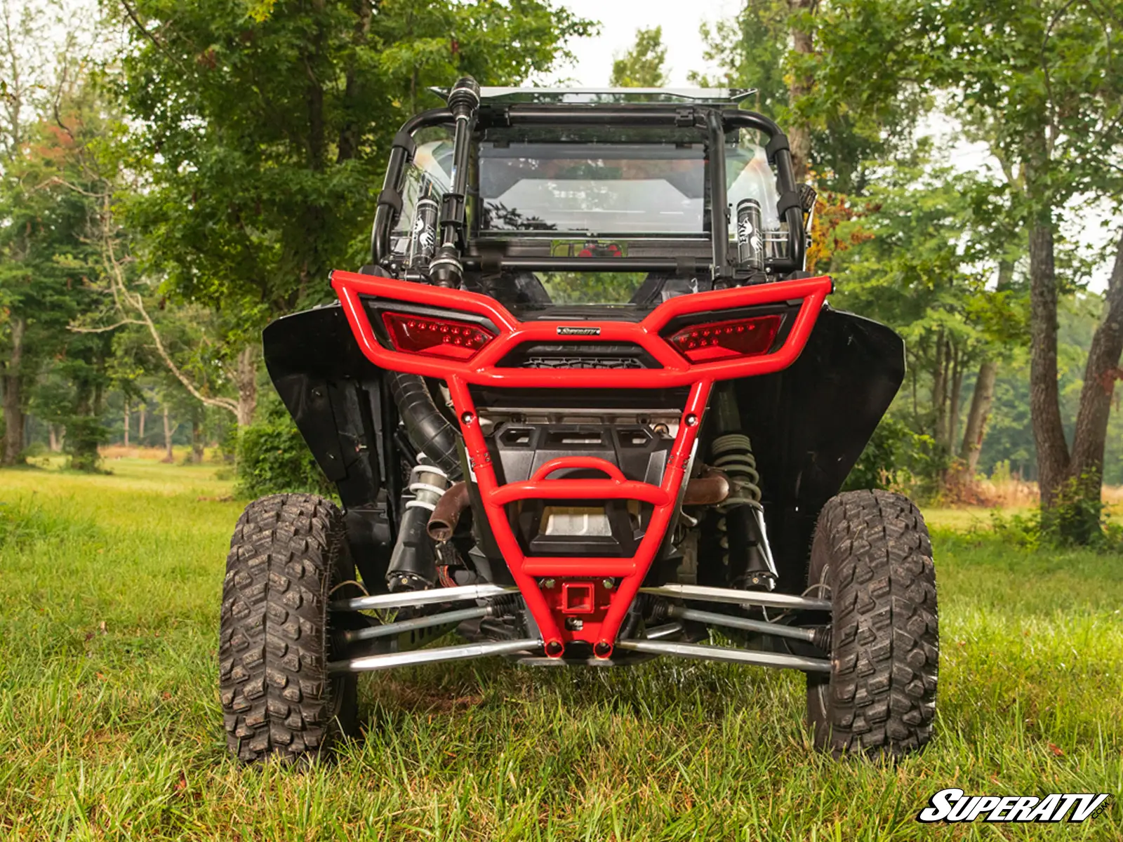 POLARIS RZR XP 1000 REAR BUMPER WITH RECEIVER HITCH | Midwest Custom Power