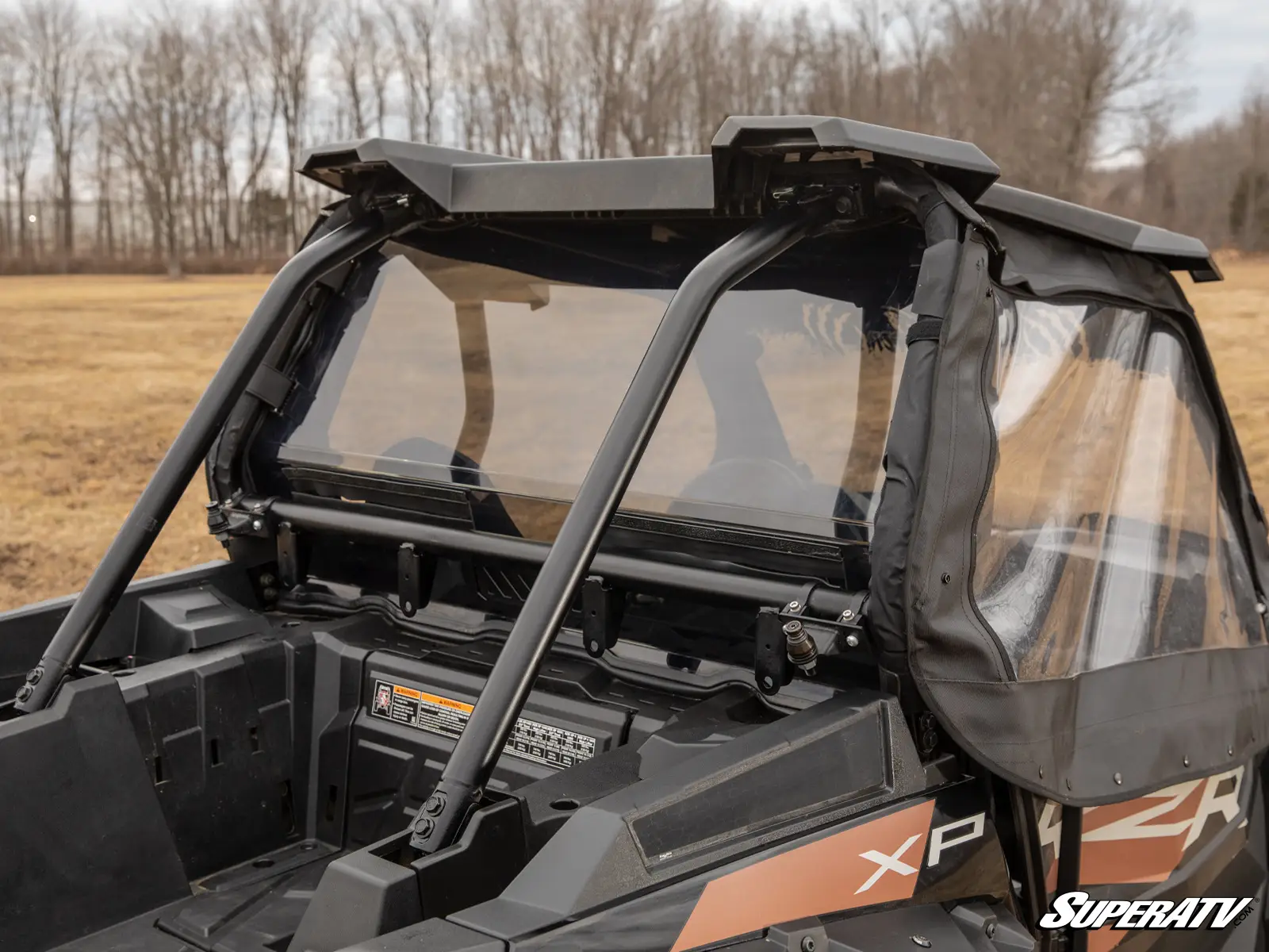 POLARIS RZR XP 1000 REAR VENTED WINDSHIELD | Midwest Custom Power