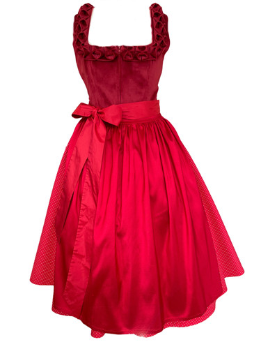 Dirndl Rot Samt | Elbdirndl