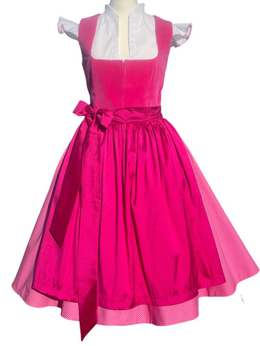 Dirndl Pink Samt | Elbdirndl