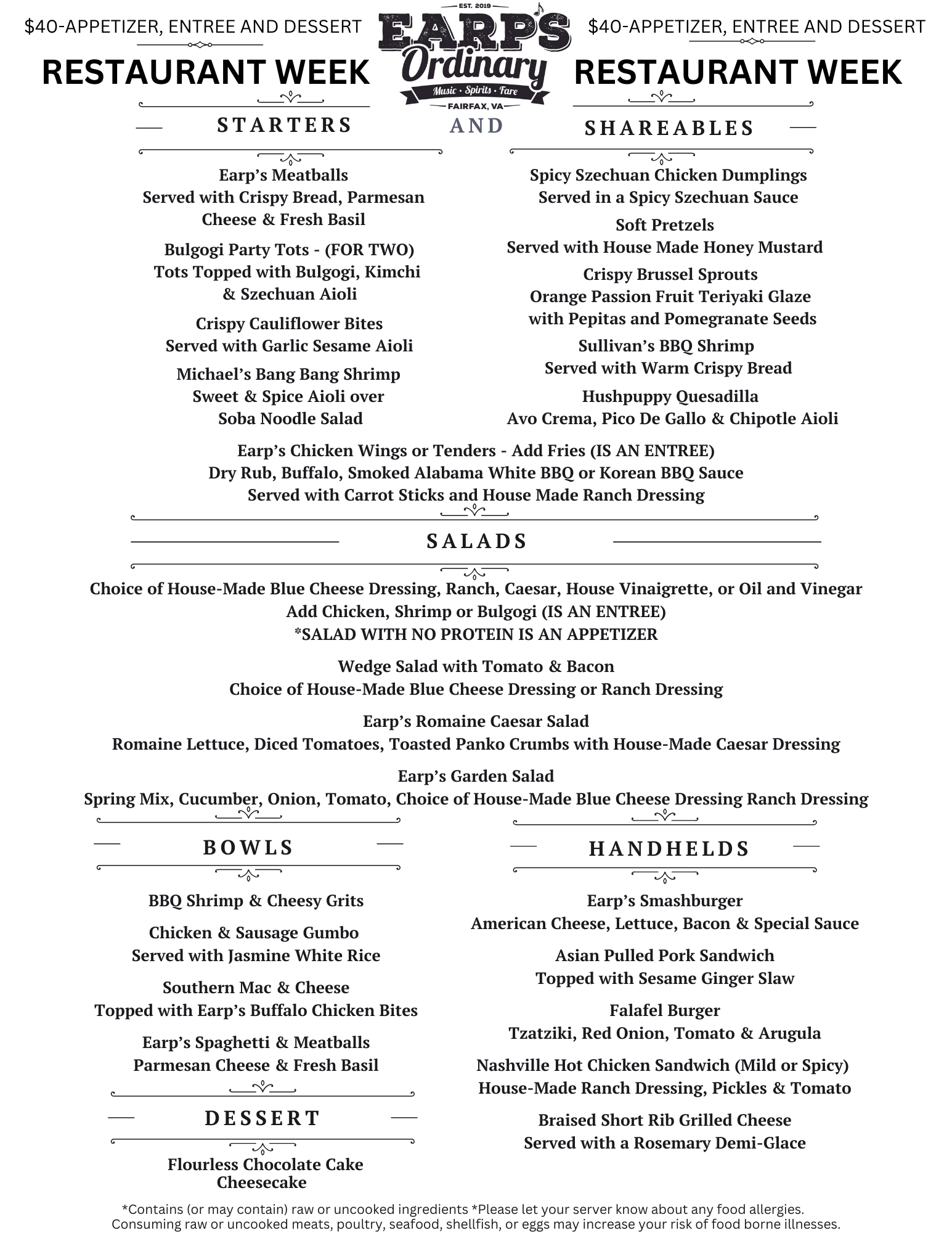 Participating Restaurants | Fcrestaurantweek