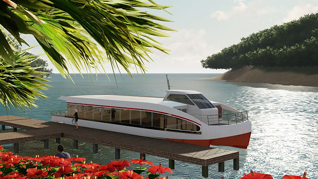 20m Catamaran Ferry | 3D Marine