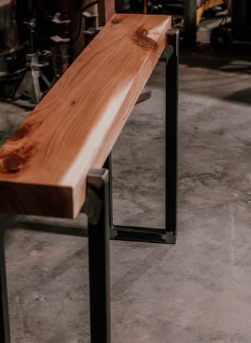 Port Orford Cedar Console Table | Brad Statz Customs