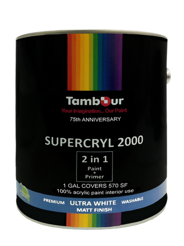 Supercryl 2000 Matt Finish | tambourpaints