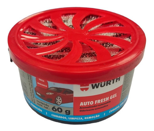 Aromatizante Automotriz Auto Fresh Gel Wurth 60g Fresa | Miscelanea ...