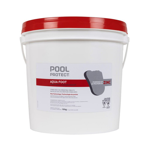 Pool Protect Aqua Foot Chlorinating Tablets 10kg | Pure Home Leisure