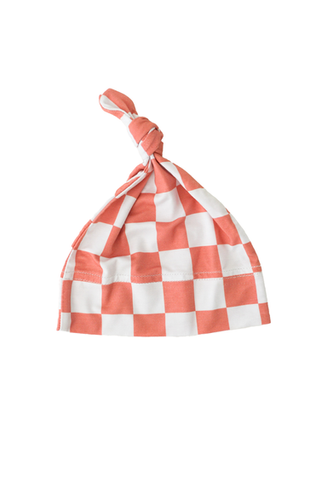 Hat Terracotta Checker - Premium Baby Clothing Accessory | Luvsie