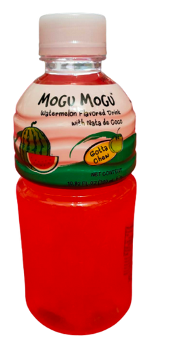 Mogu Mogu Watermelon Flavoured Drink with NATA de Coco | Bee's Baan Food