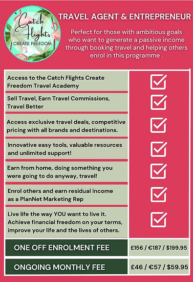 Catch Flights - Create Freedom | Travel Opportunity | Secret to ...