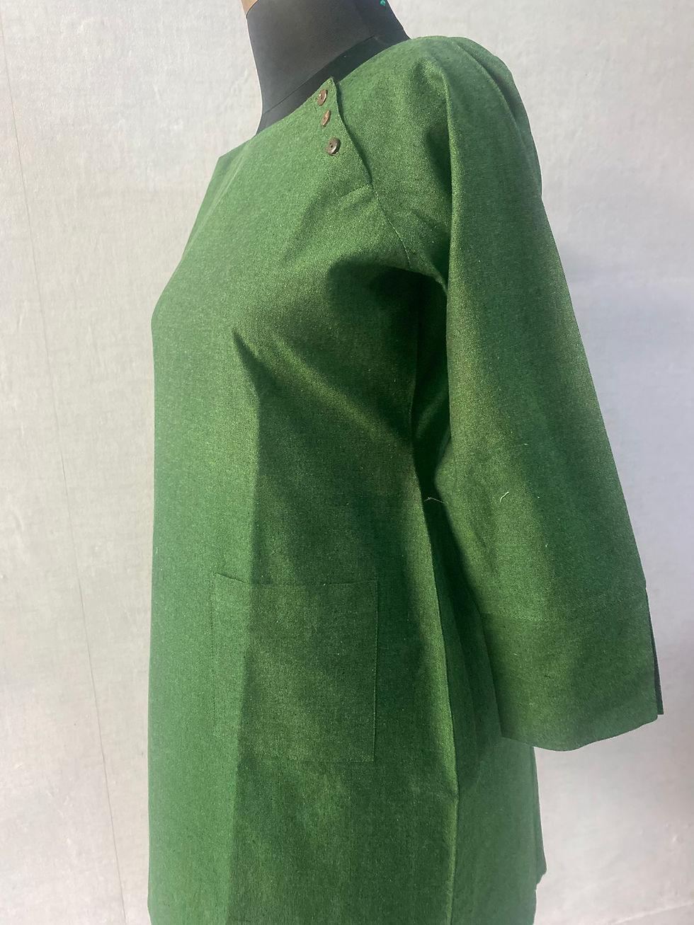 Olive green one piece | The Tamarind Leaf