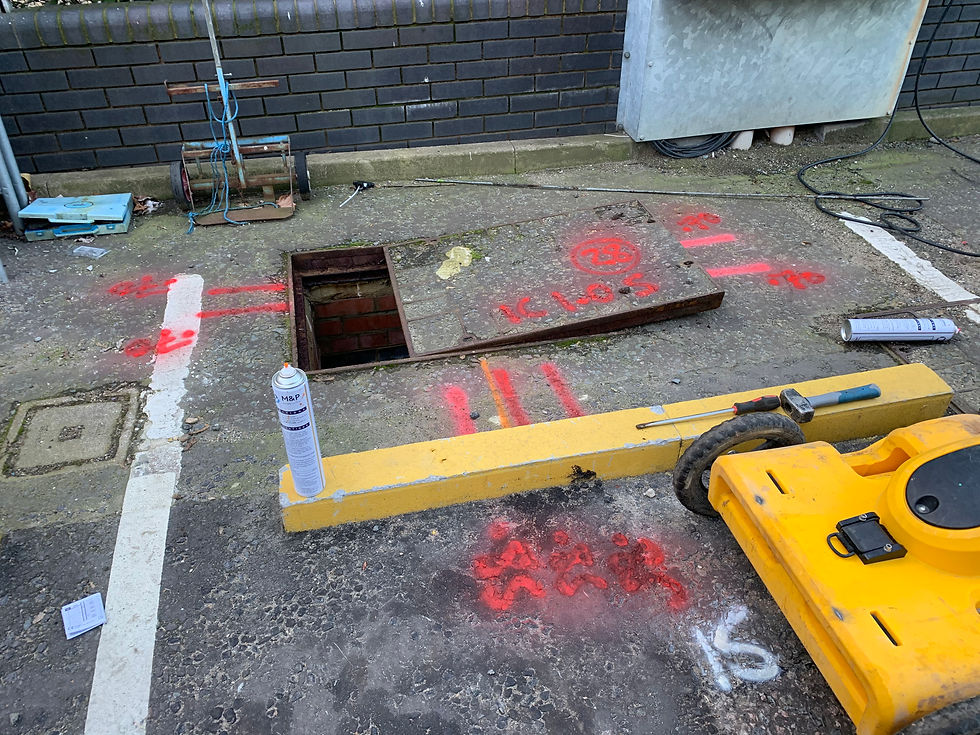 What is a PAS128 survey and what are the different types?