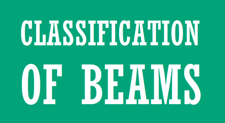 CLASSIFICATION OF BEAMS