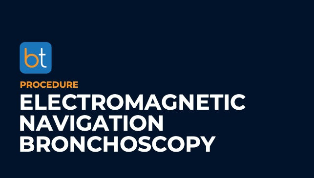 Electromagnetic Navigation Bronchoscopy Procedure Prep | BackTable VI