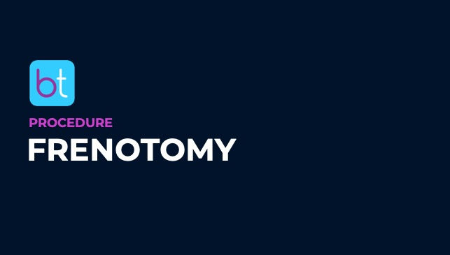 Frenotomy Procedure Prep | BackTable ENT