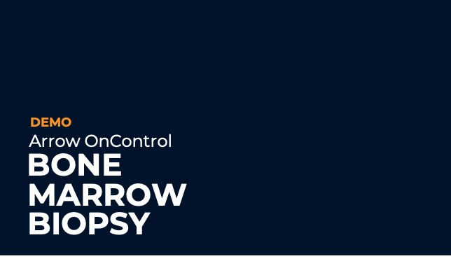 Arrow OnControl Bone Marrow Biopsy Video & Steps | BackTable Demo