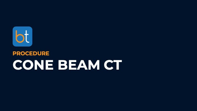 Cone Beam CT Procedure Prep | BackTable VI