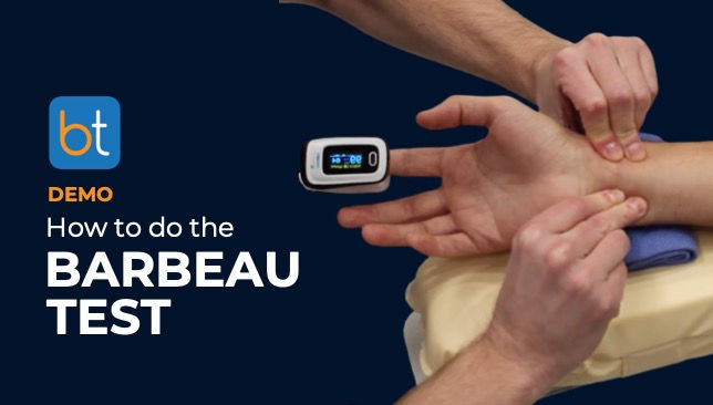 Barbeau Test For Radial Artery Access | BackTable Demo