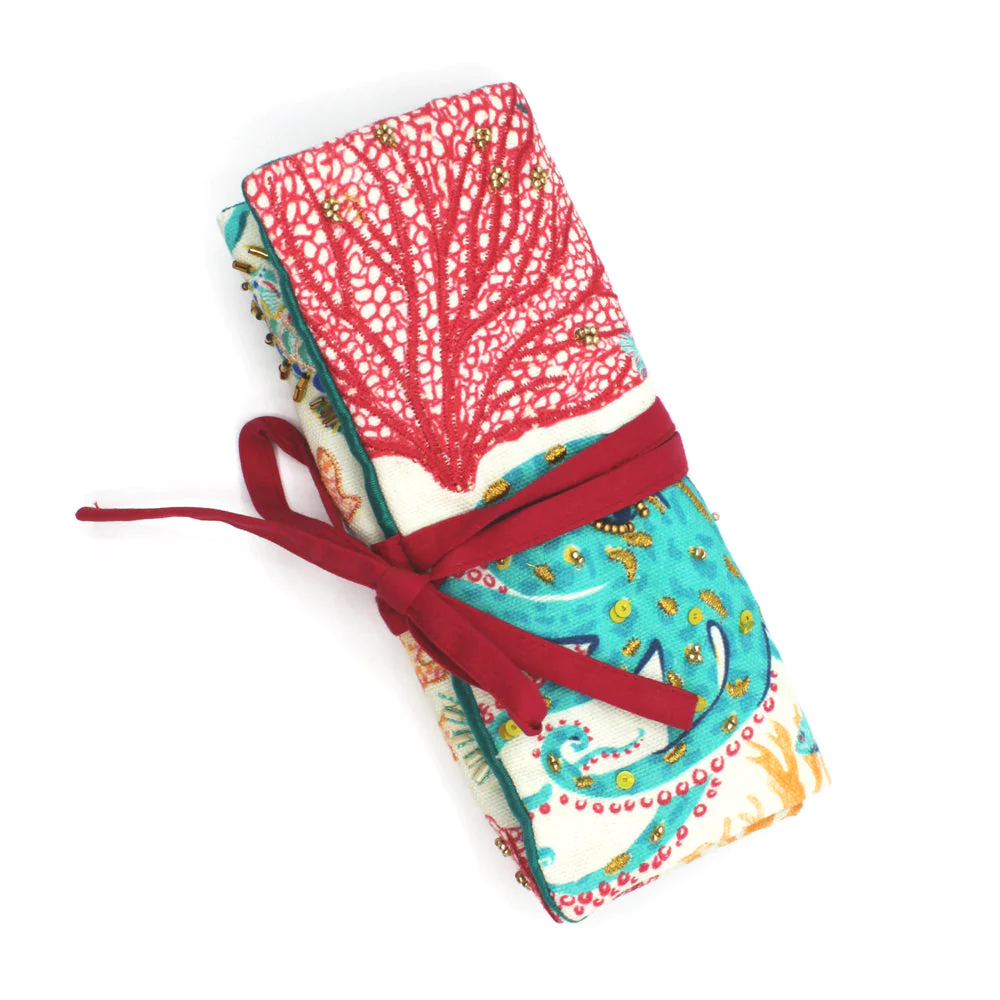 Coral Fish Jewellery Roll | Shell Grotto